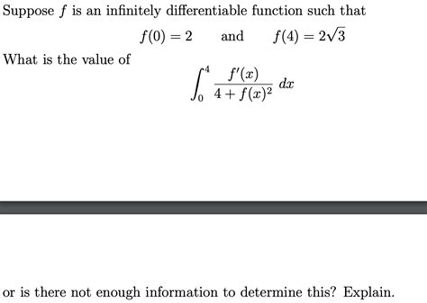 solved suppose f is an infinitely differentiable function