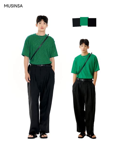 무신사 요즘 대세 그린 컬러로 활기찬 여름 스타일 완성하세요🔋 1 티셔츠•엠엠엘지 Facebook