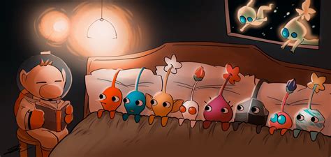 Bed Time Story🛌 By Crimmy10 On Twitter Rpikmin