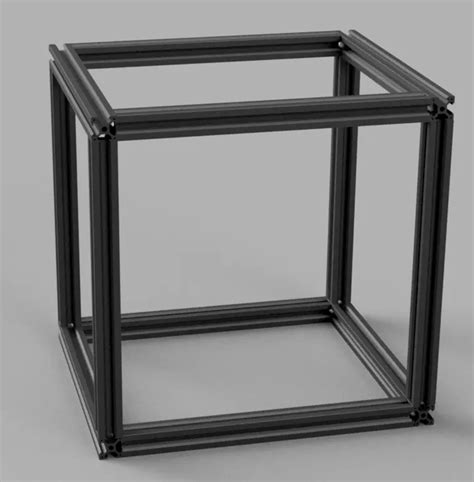 Simple Aluminium 2020 250mm Profile Cube Frame By Leonardo Download