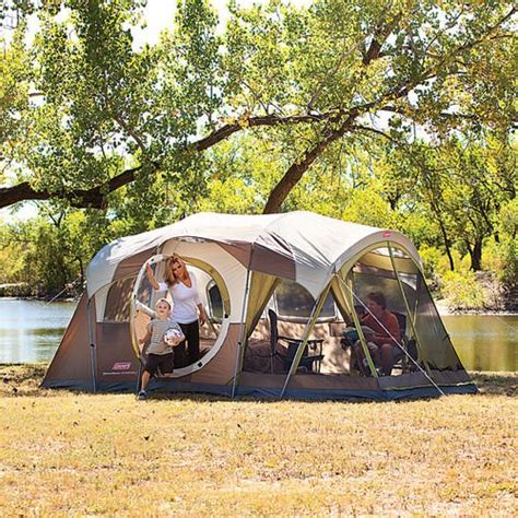 Coleman Weathermaster 6 Person Tent With Screen Room Set Up At Rebecca