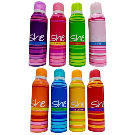She Body Spray 3 Pcs Pack Purejoy Pk