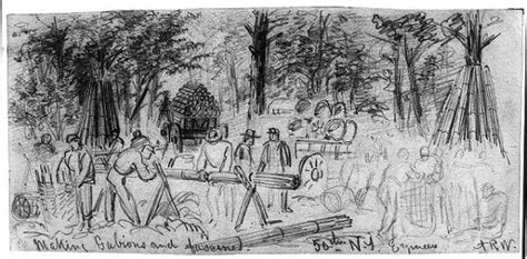 Fort Building Fascines And Gabions The Battle Of Rhode Island