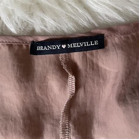 Brandy Melville Pink Lace Crop Top With Adjustable Depop