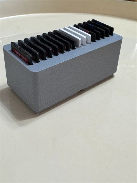 Gridfinity Sd Card Holder 2x1 By Jakobi Wan Download Free Stl