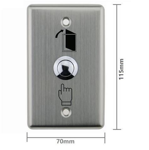 Stainless Steel Exit Button HMT EB1A Shenzhen Huiyuxin Technology Co Ltd