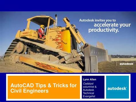 PPT AutoCAD Tips Tricks For Civil Engineers PowerPoint Presentation ID 2954620