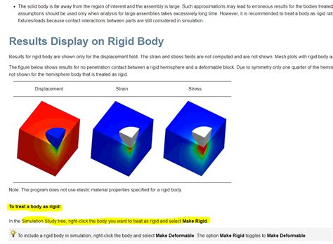 fea i want rigid body autodesk community
