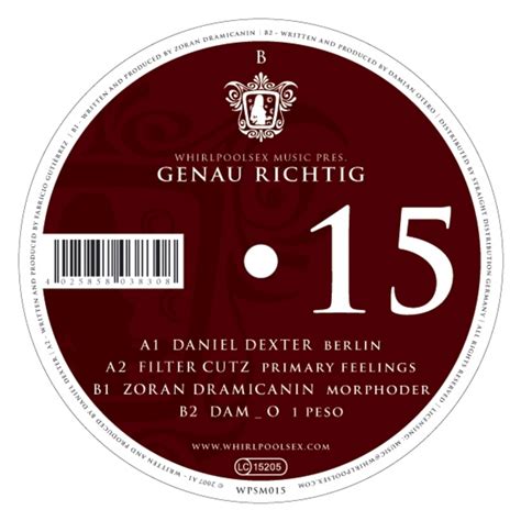 Whirlpoolsex Music Presents Genau Richtig By Daniel Dexterfilter Cutzzoran Dramicanindam O On