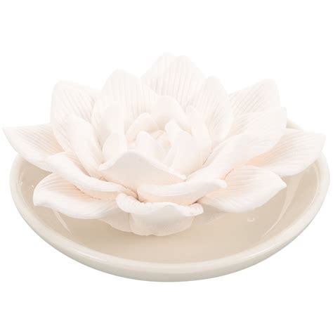 Angoily Passive Diffuser Essential Oil Diffuser Flower Shape Perfume Diffuser Stone