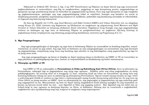 DepEd Memos, Orders & Results: DEPED MATATAG CURRICULUM GUIDE GMRC/VALUES ED - GRADES 1,4,7