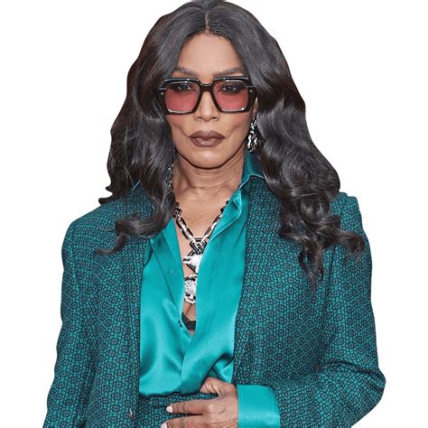 Angela Bassett Teal Suit Half Body Buddy Cutout