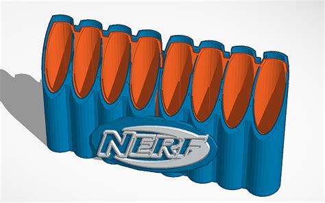 3d Design 8 Nerf Dart Holder Tinkercad
