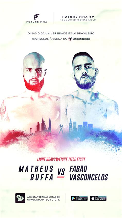 Future Mma 9 Main Event Is Set Matheus Buffa Scheffel 13 6 Vs Fabio Fabao Vasconcelos