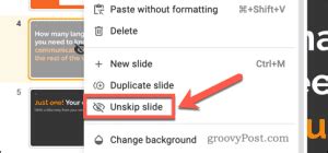 How To Hide A Slide In Google Slides