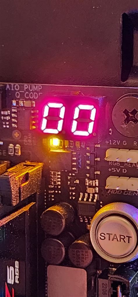 Error Code 00 With Yellow Light R Pcbuild
