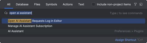 Ai Assistant Datagrip Documentation