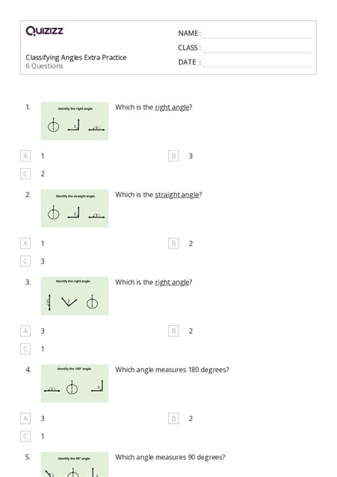 50 Classifying Angles Worksheets For 4th Grade On Quizizz Free And Printable