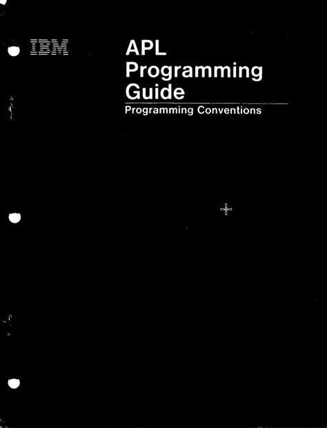 ibm apl programming guide manual computing history