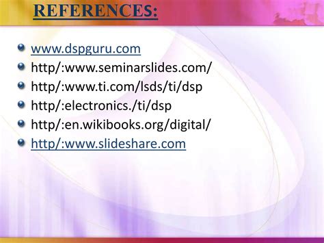 Digital Signal Processing Pptx