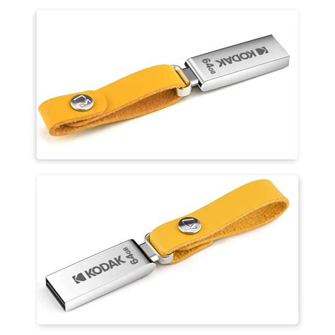 10 шт., 100% KODAK, мини-металлические USB-накопители, ремешок для ...