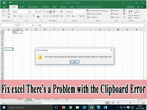 How To Fix “theres A Problem With The Clipboard But You Can Still