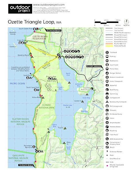 Ozette Triangle Loop Trail Olympic National Park Hiking In Washington