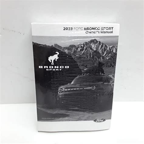 2023 Ford Bronco Sport Owners Manual