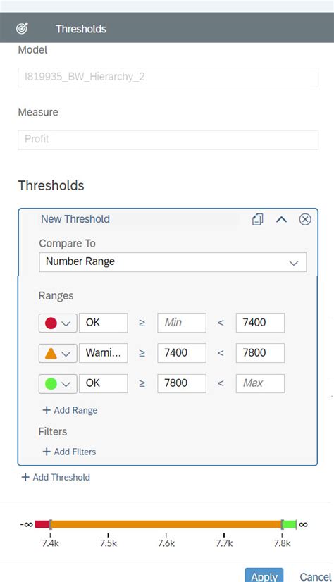 Solved Thresholds Conditional Formatting Not Applied Sap Community