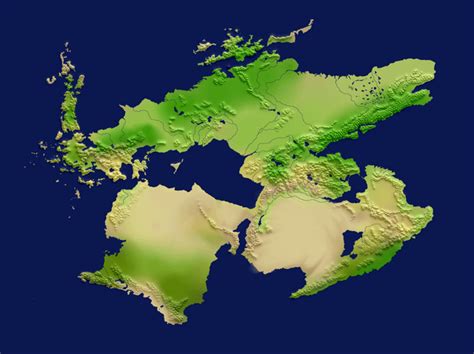 Heightmap Topographic Rendering In Gimp R Mapmaking