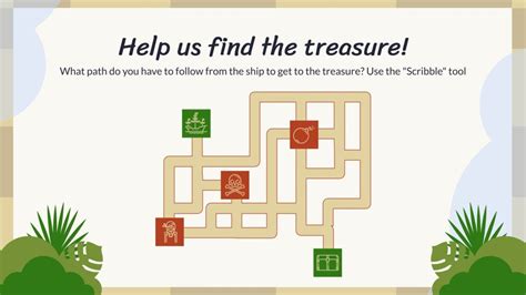 Treasure Map Education Minitheme Google Slides PPT