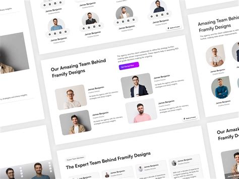 Framer Team Section Components By Muhammad Talha On Dribbble