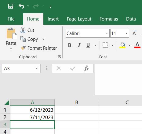Excel Formulas Subtracting Days Date