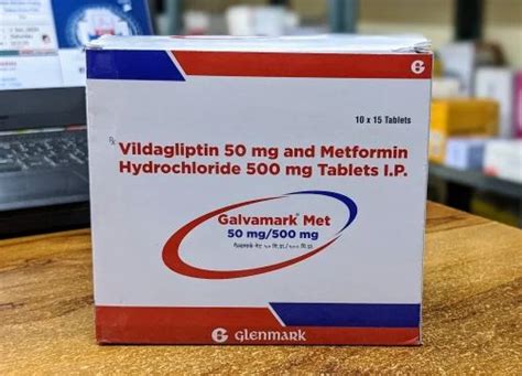 Galvamark Met Vildagliptin And Metformin Hydrochloride Tablet At ₹ 78