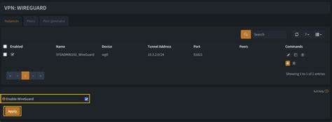 OPNSense WireGuard Road Warrior Setup SYSADMIN