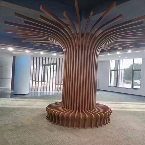 Indoor Branching Tree Style Aluminum Column Indoor Branching Tree Style Aluminum Column