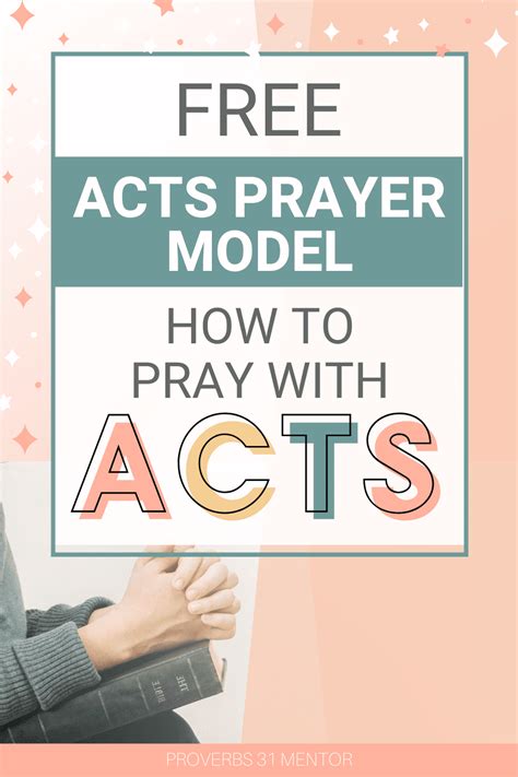 Acts Prayer Model Lords Prayer