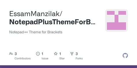 Github Essammanzilak Notepadplusthemeforbrackets Notepad Theme For Brackets