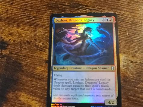 Free Magic The Gathering Mtg Lozhan Dragons Legacy Foil Card Baldurs