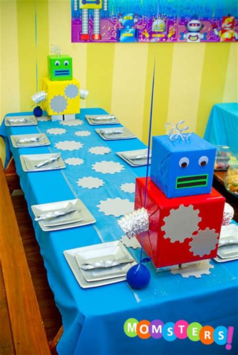 10 Best Images About Robot Theme Party On Pinterest Themed Birthday Parties Themed Parties