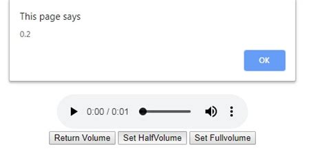 Html Audio Volume用法及代码示例 纯净天空