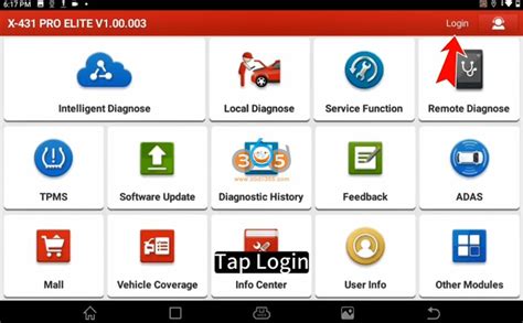 Download Register Update And Reset Launch X431 Pro Elite Scanner