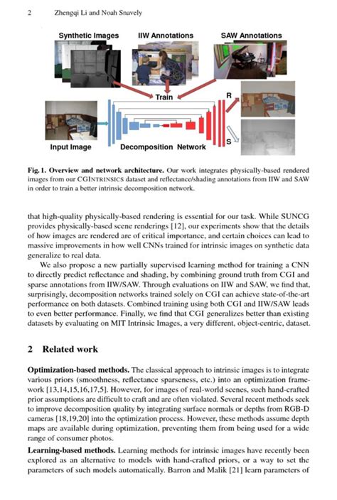Cgintrinsics Better Intrinsic Image Decomposition Through Physically Based Rendering Deepai