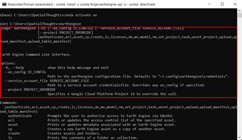 Install Google Earth Engine Python API