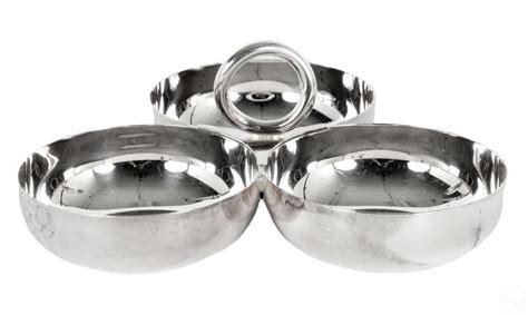 Sold At Auction Christofle Andree Putnam Vertigo Silver Plate Dish