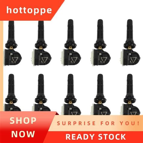 hottoppeเซนเซอรวดความดนลมยาง Tpms 10 ชน สาหรบ Cadillac Ct6 Xt5 Srx Chevrolet Malibu