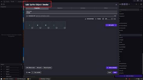 name of type of object in edit window feature requests gdevelop forum