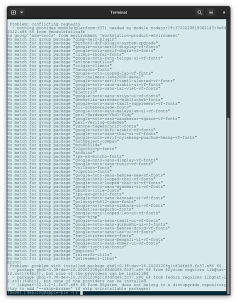 System Upgrade Broken After Attempted Btrfs Snapshot Fedora Discussion