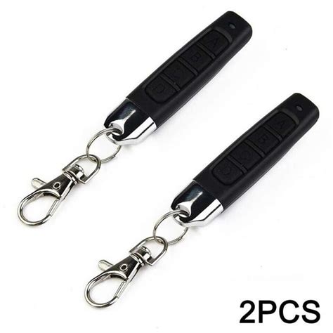 Oznala 2x Wireless Remote Control Key Fob 4 Buttons Universal 433mhz