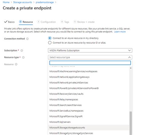 Azure Storage Account Using Azure Private Endpoint Tutorials Link